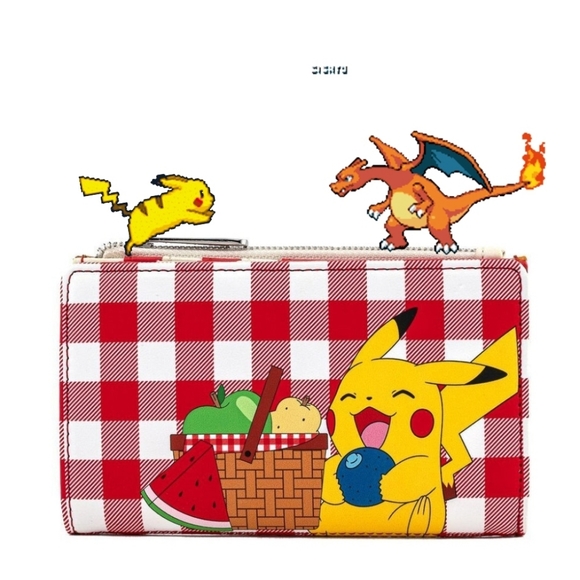 Loungefly | Bags | Loungefly Disney Parks Pokemon Pikachu Picnic Wallet ...